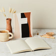 Undated A5 Lay-Flat Weekly Planner in Abstract Pattern | Ink & Bloom